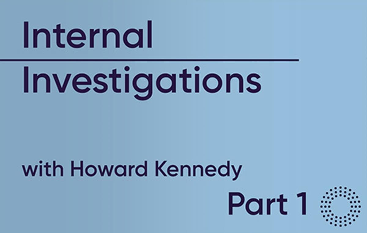 Internal investigations: how to get it right